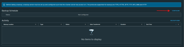 VCF Backup Configurations - Justin Raley