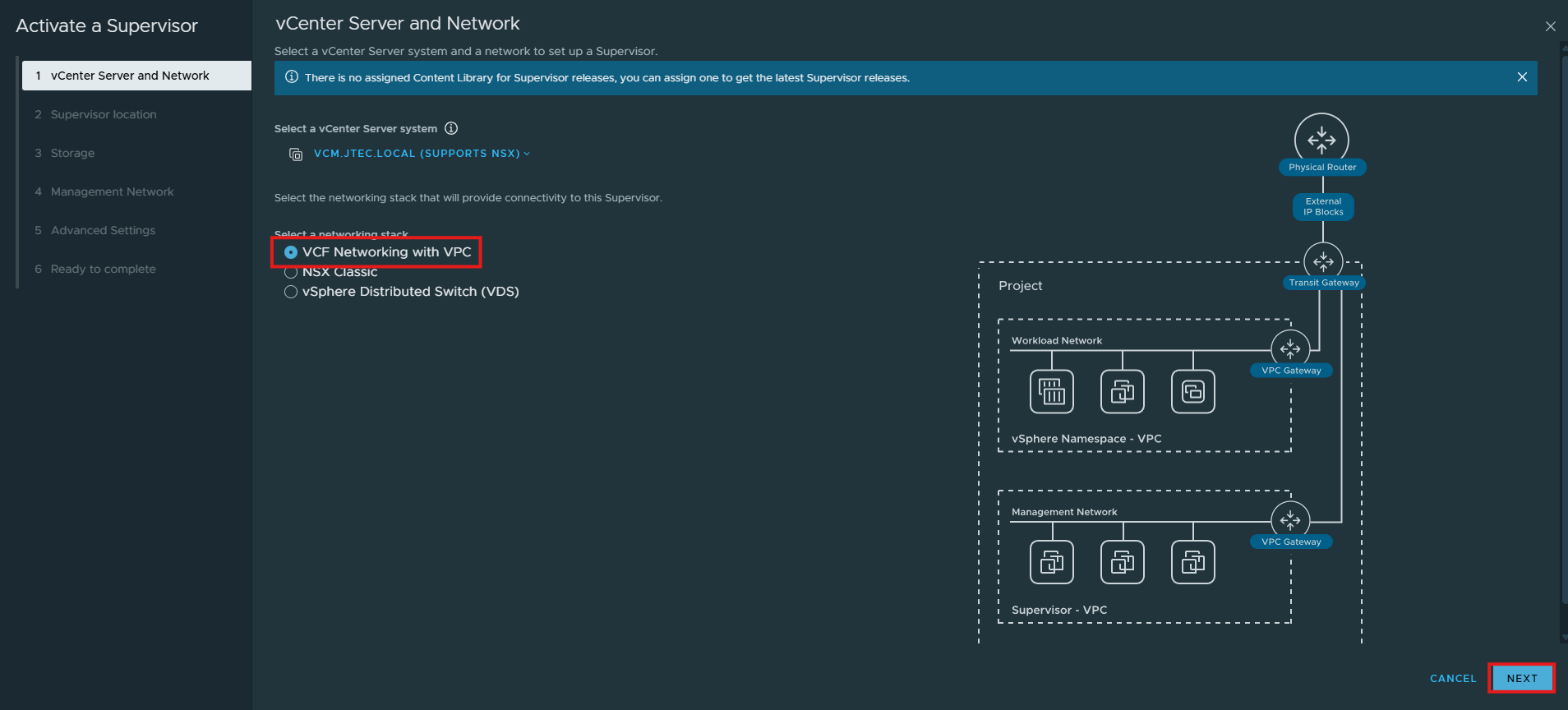 Configuring vSphere Supervisor in VCF 9 - Justin Raley